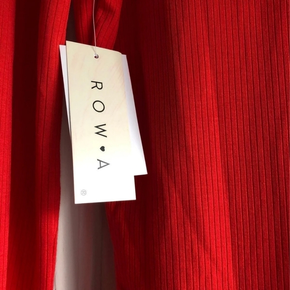 row a | Dresses | Nwt Row A Red Bodycon Dress | Poshmark